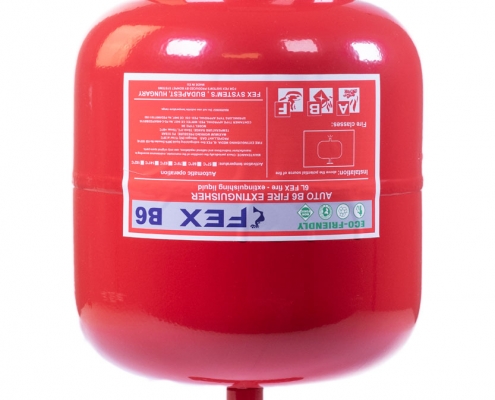 AUTOMATIC FIRE EXTINGUISHER WITH A SPRINKLER NOZZLE TAYP B – Fex Systems