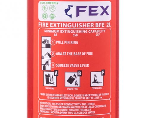 FIRE EXTINGUISHER BFE 2 AND 6 LITRES – Fex Systems