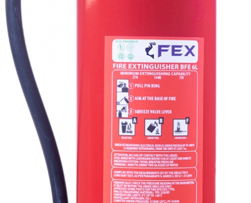 FIRE EXTINGUISHER BFE 2 AND 6 LITRES – Fex Systems
